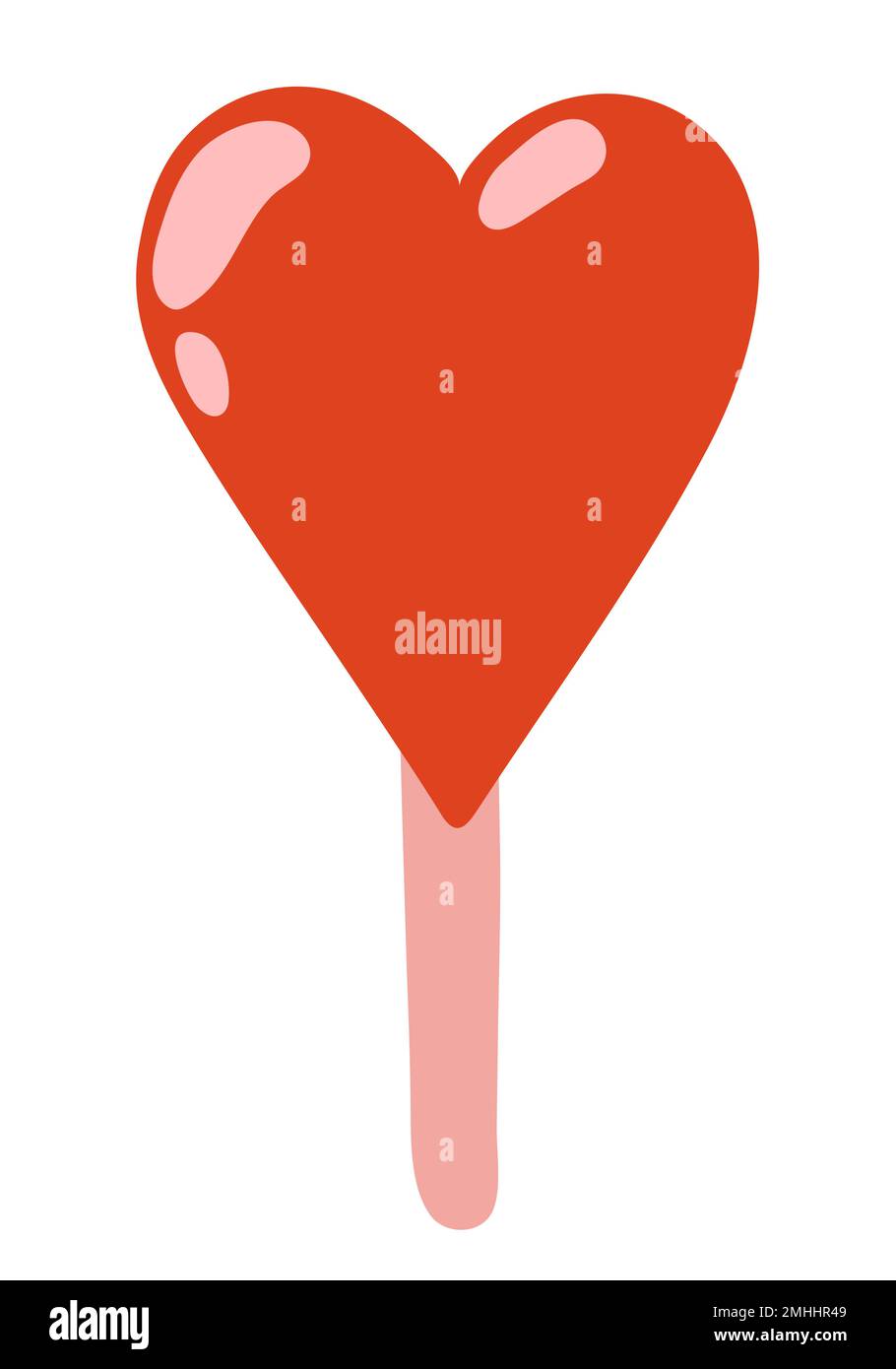 Heart shape in ice Cut Out Stock Images & Pictures - Alamy