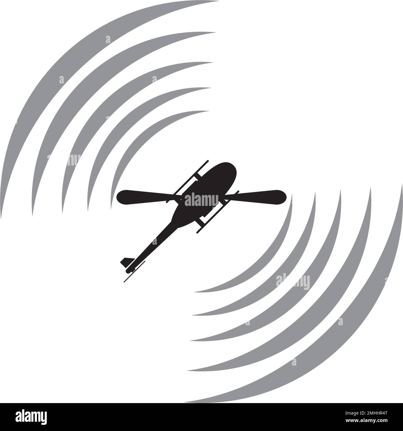 Helicopter logo. vector illustration template design Stock Vector Image ...
