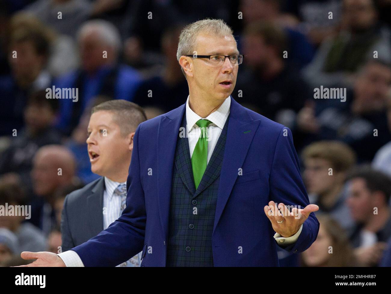 Ohio head coach Jeff Boals during an NCAA college basketball game ...