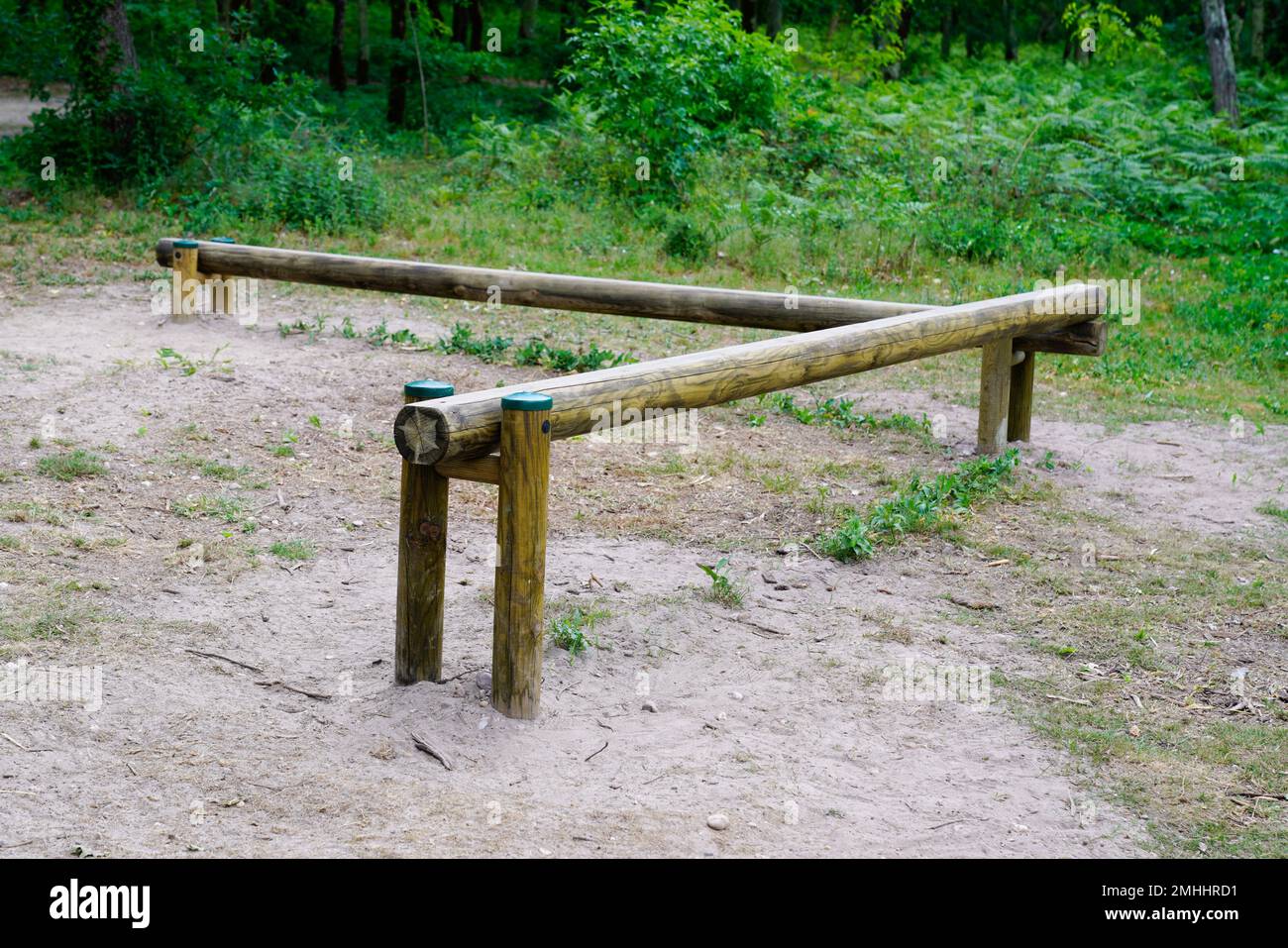 Obstacle course health park hi-res stock photography and images - Alamy