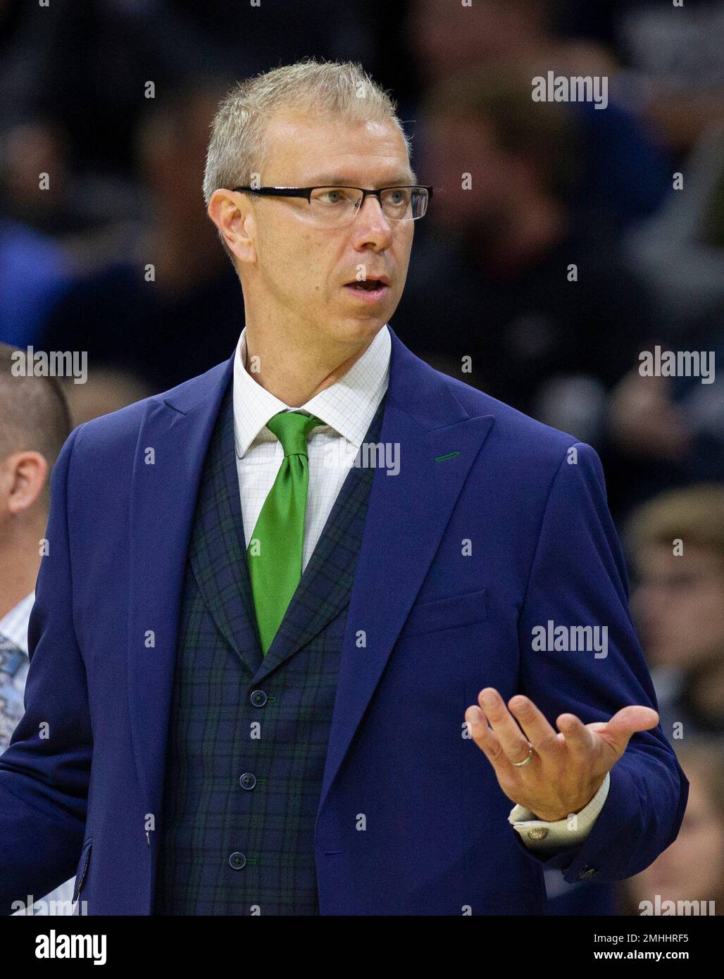 Ohio head coach Jeff Boals during an NCAA college basketball game ...