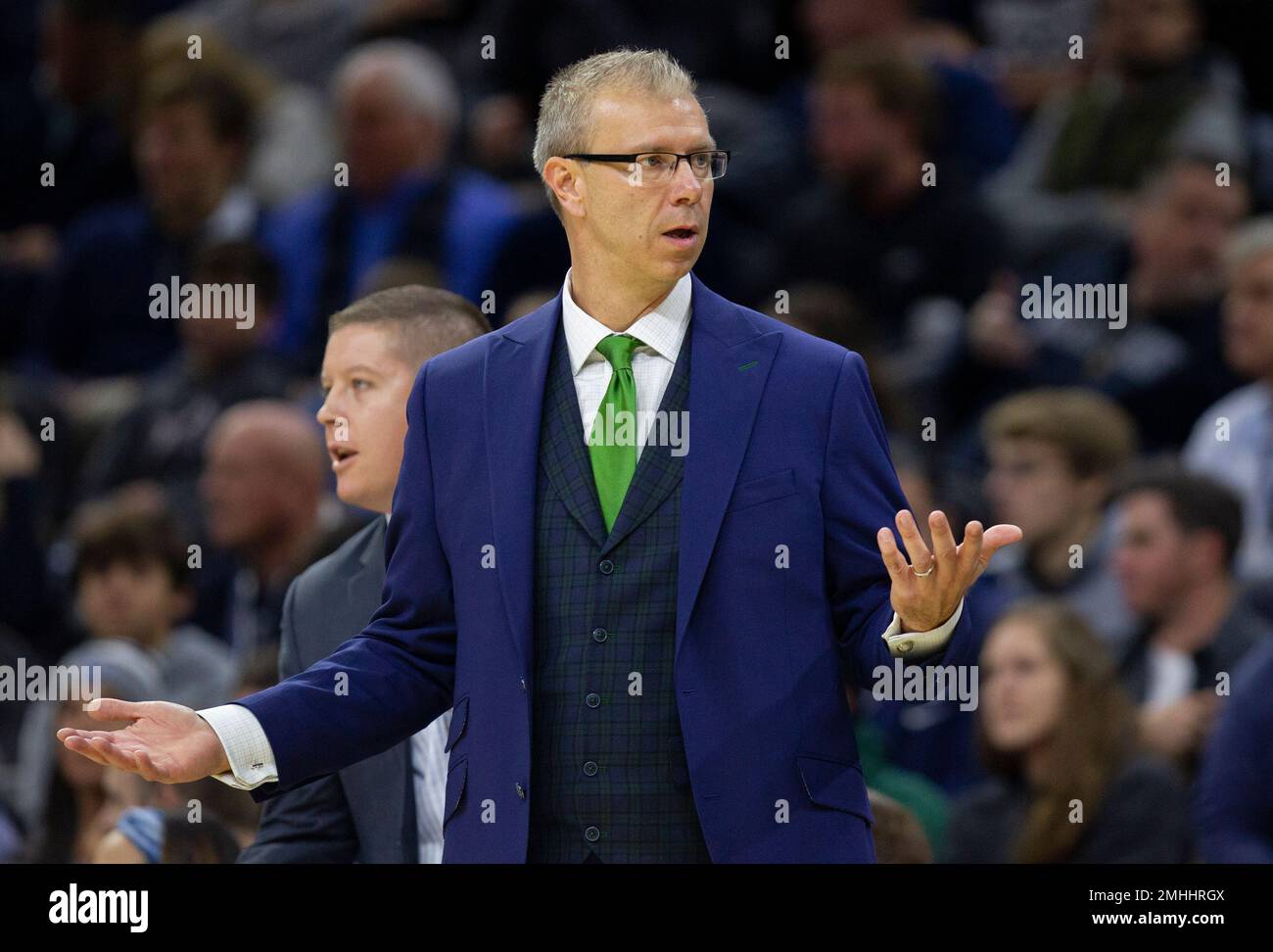Ohio head coach Jeff Boals during an NCAA college basketball game ...