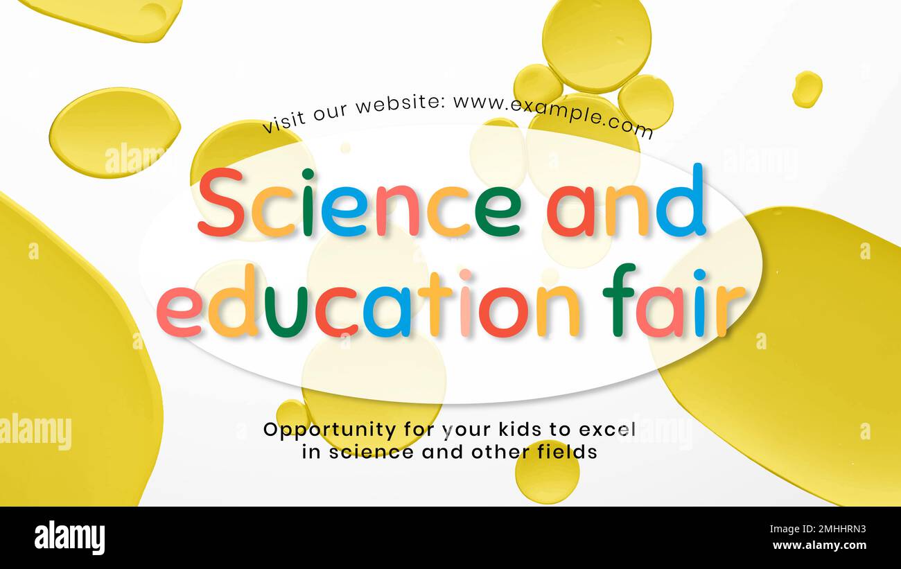 Science & education template, presentation vector Stock Vector Image ...