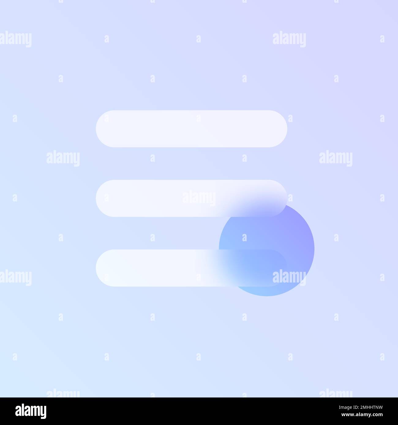 menu button glass morphism trendy style icon Stock Vector Image & Art ...