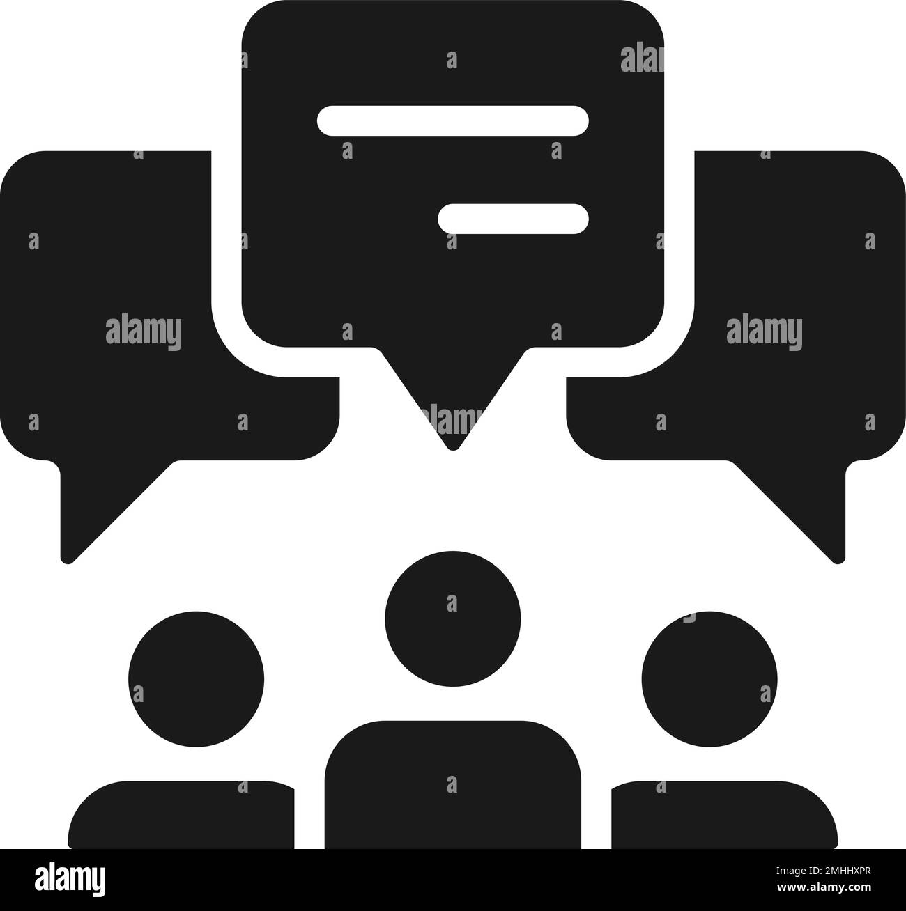 Clipart discussion image hi-res stock photography and images - Alamy