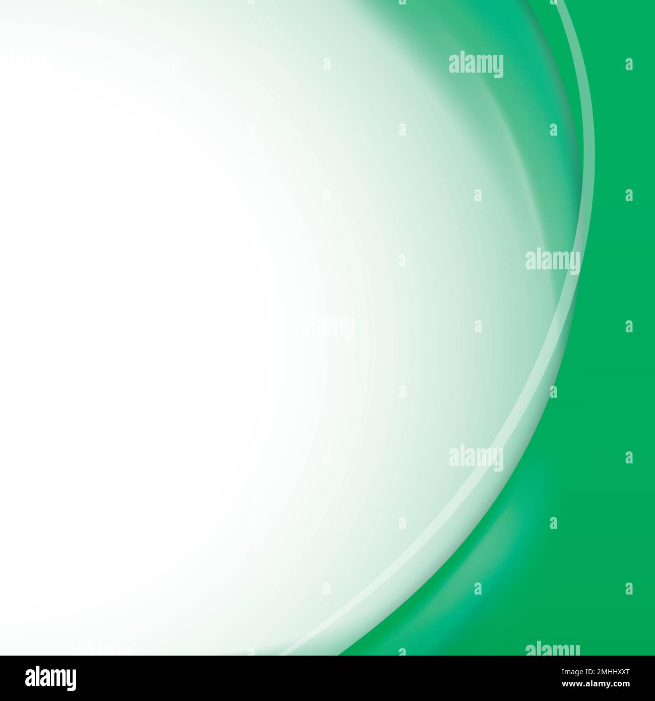 Emerald green curve frame template vector Stock Vector Image & Art - Alamy