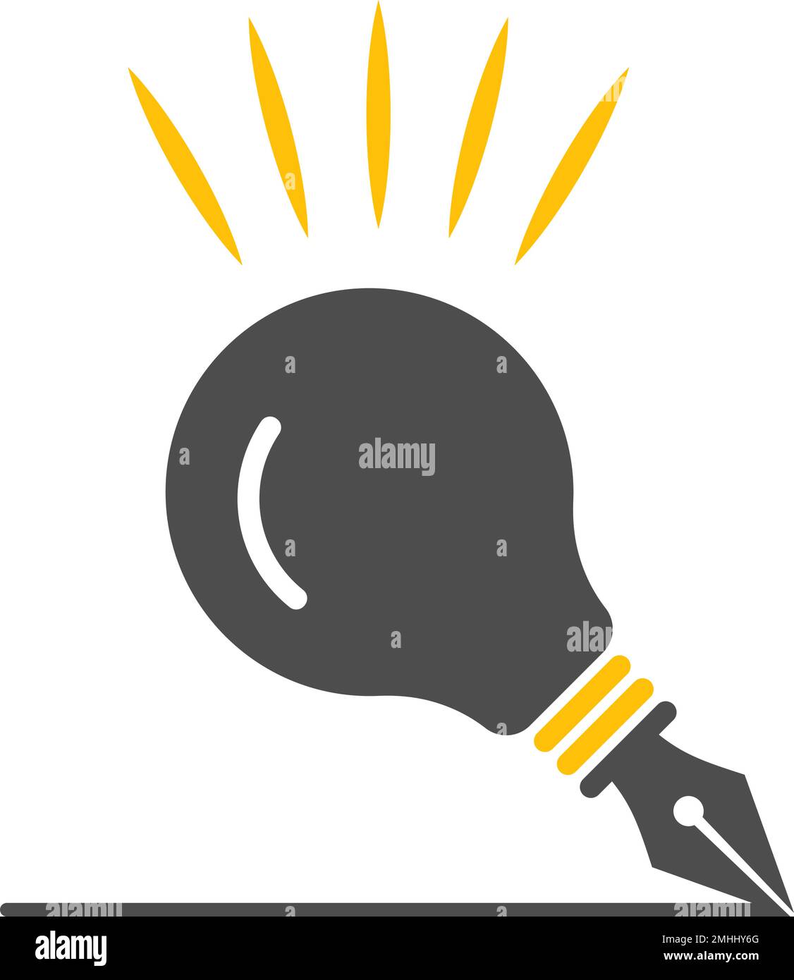 Lamp education icon logo design illustration Stock Vector Image & Art ...