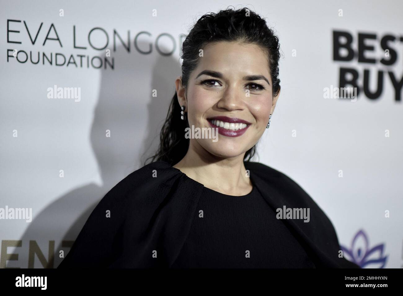 America Ferrera attends the 2019 Eva Longoria Foundation Dinner Gala at ...