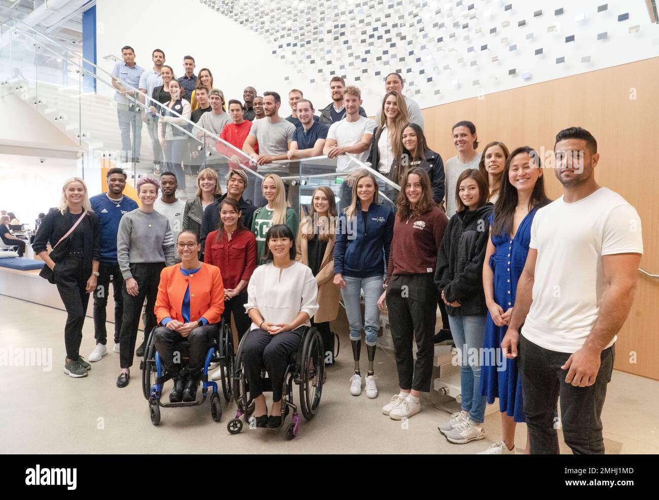 IMAGE DISTRIBUTED FOR VISA- Over 30 Olympic and Paralympic athletes ...