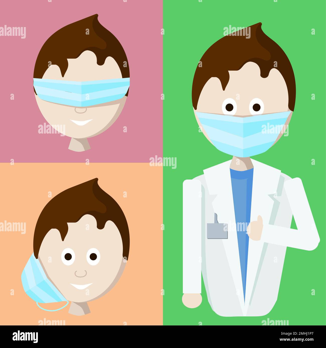 Pharmacy face Stock Vector Images - Alamy