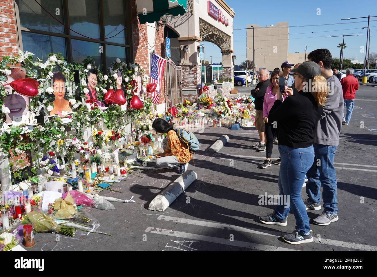 Photos of mass shooting victims Xiujuan Yu, Diana Tom, Ming Wei Ma ...
