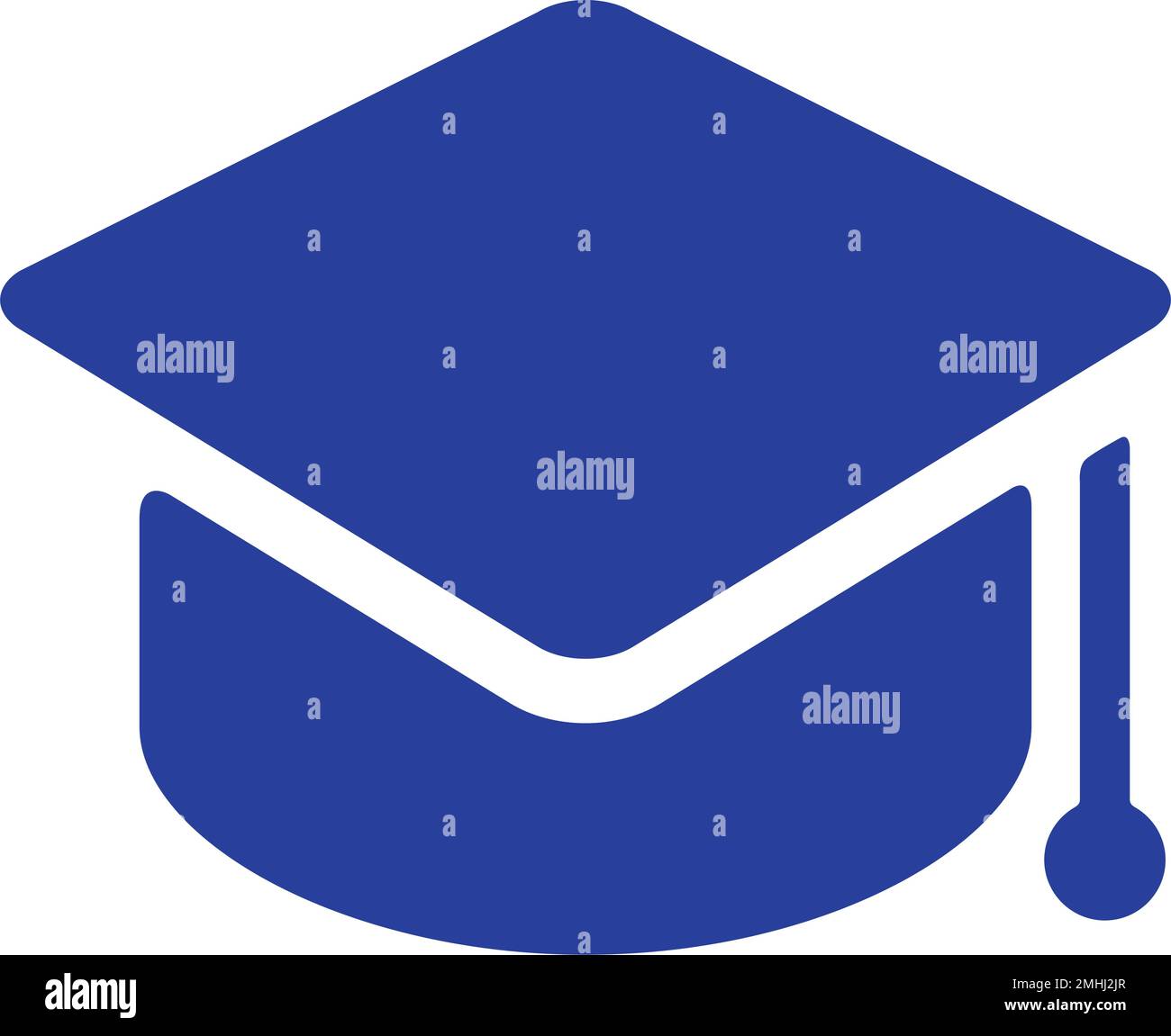 degree icon on white isolated background, education, graduation Stock ...