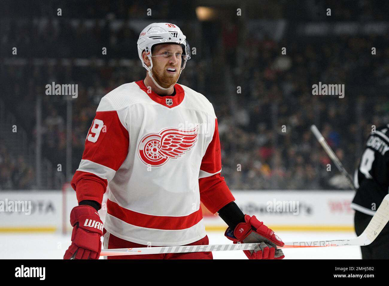 Detroit Red Wings right wing Anthony Mantha during an NHL hockey game ...