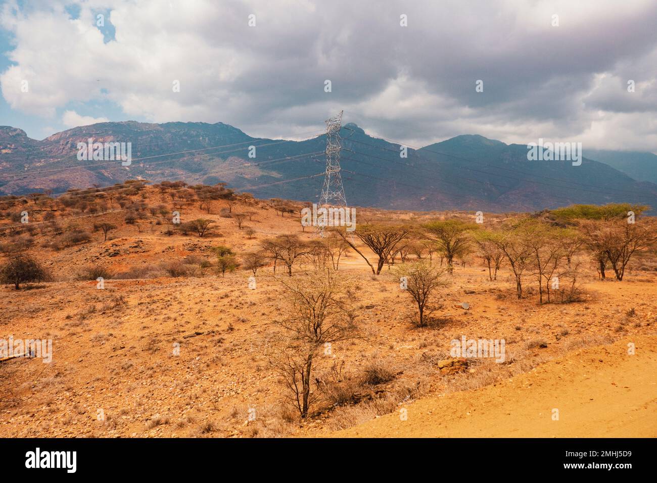 Scenic view of Ndoto Mountains in Ngurunit, Kenya Stock Photo - Alamy