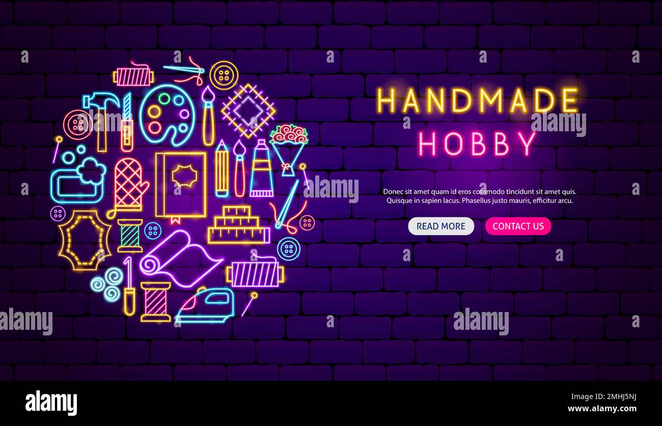 Neon banner Stock Vector Images - Alamy