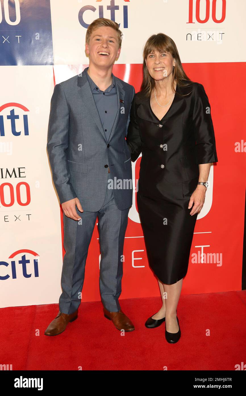 Robert Irwin, left, and Terri Irwin attend the first annual TIME 100 ...