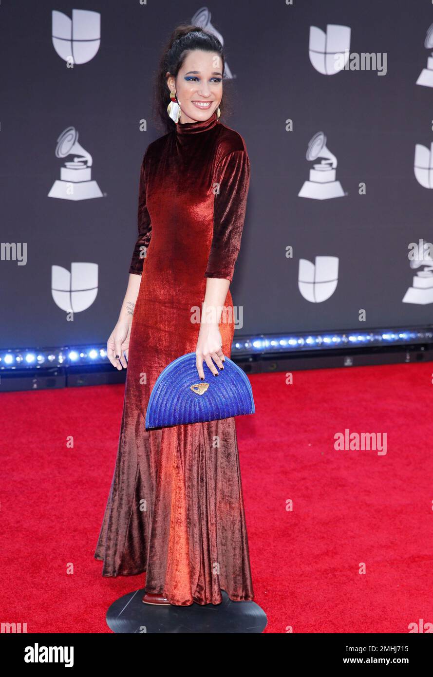 ILE arrives at the 20th Latin Grammy Awards on Thursday, Nov. 14, 2019 ...
