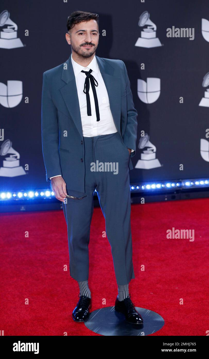 El Guincho arrives at the 20th Latin Grammy Awards on Thursday, Nov. 14 ...
