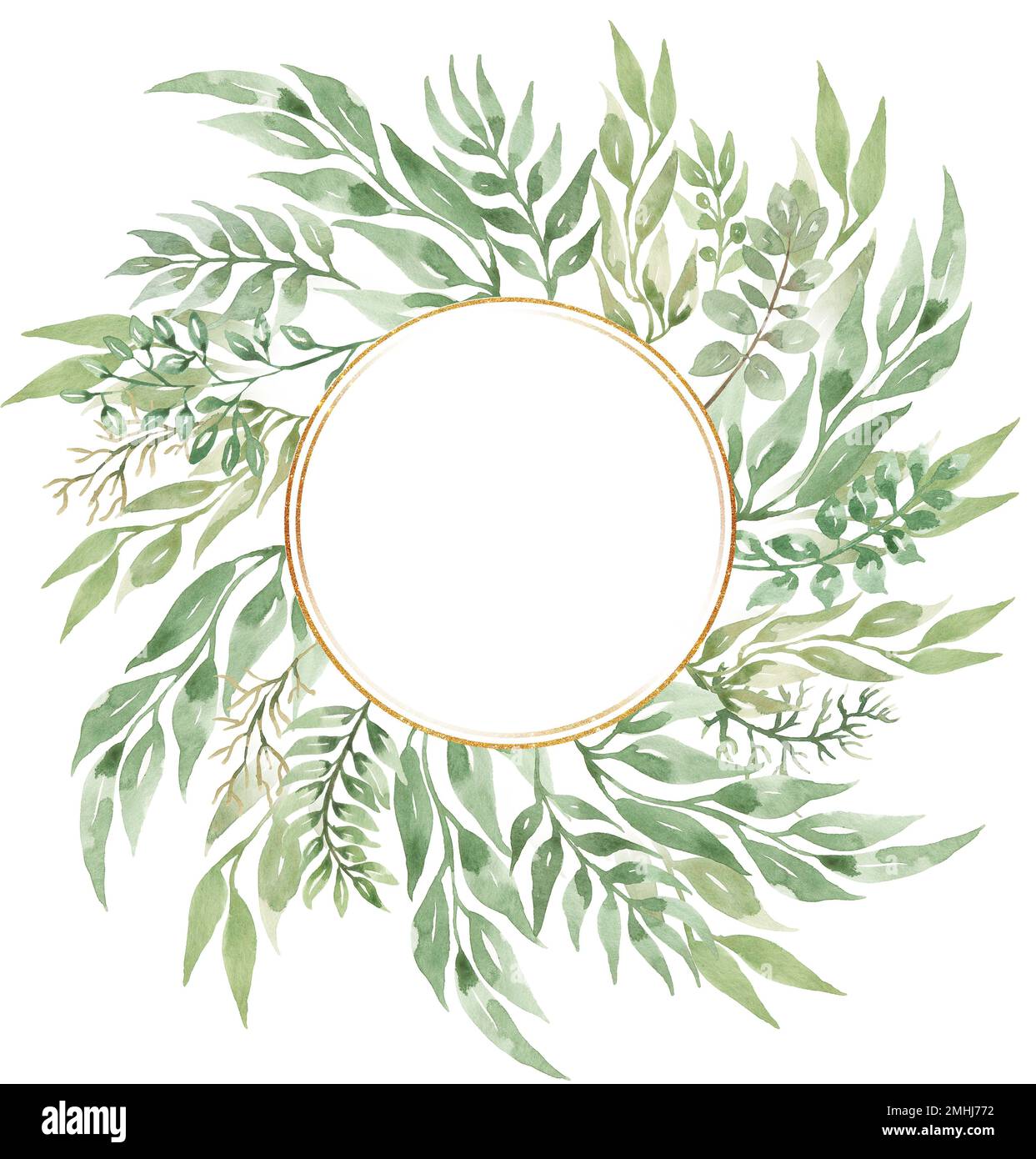 Gold Wreath Clipart