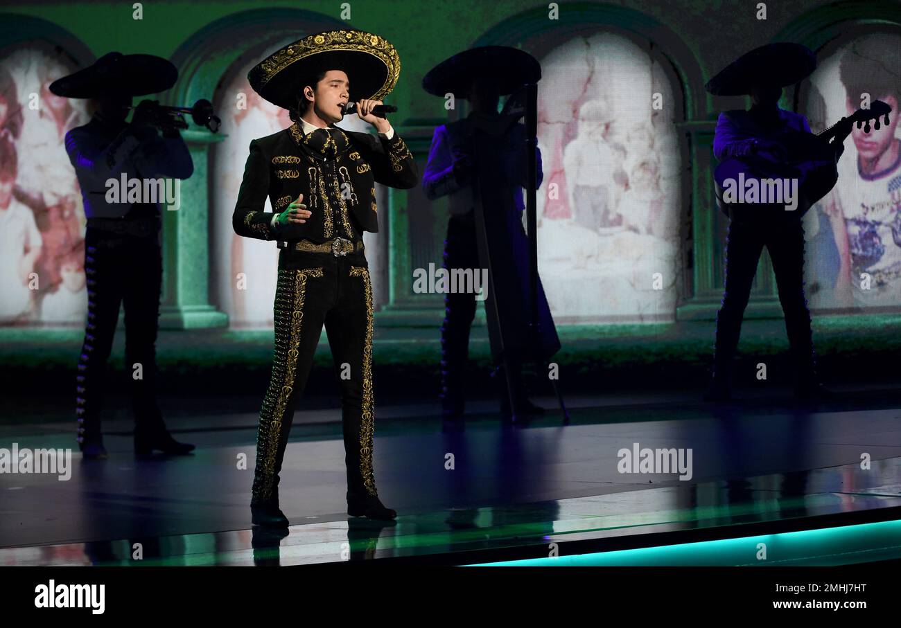Alex Fernandez performs a medley at the 20th Latin Grammy Awards on ...