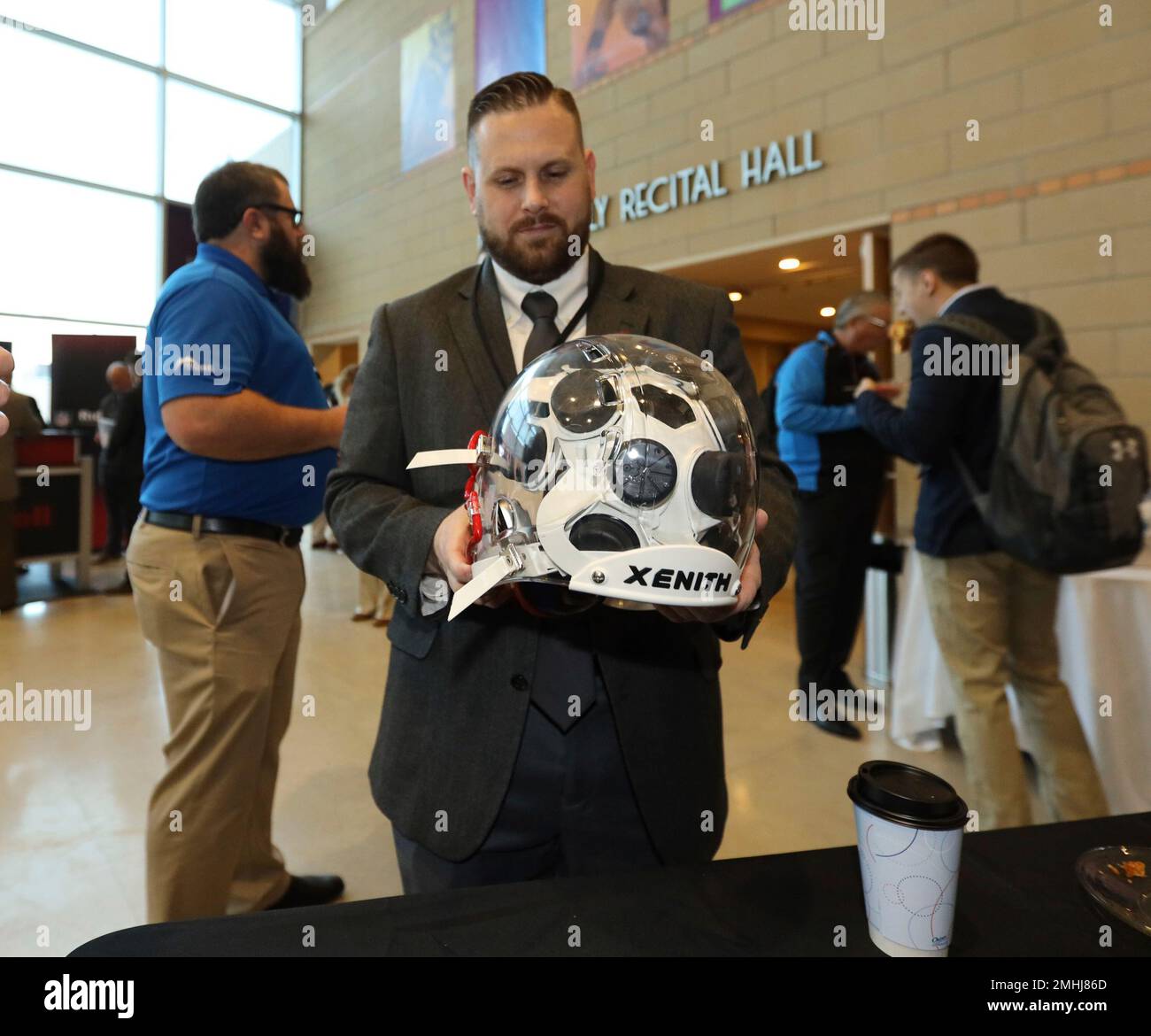 IMAGE DISTRIBUTED FOR NFL - NFL Helmet Challenge Symposium participant ...