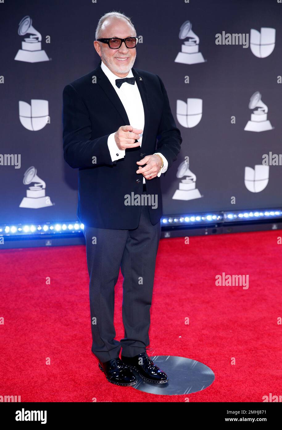 Emilio Estefan arrives at the 20th Latin Grammy Awards on Thursday, Nov ...