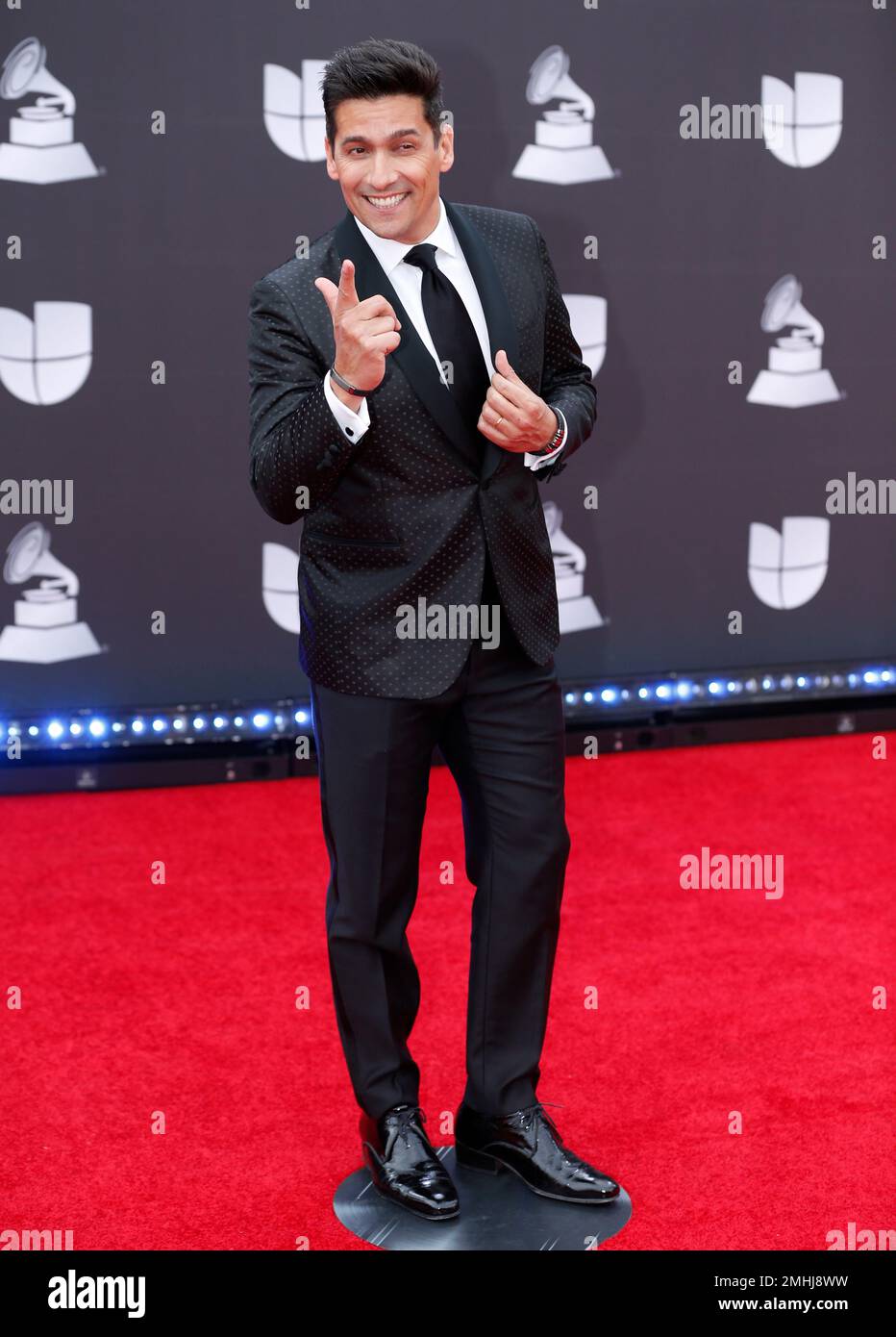 Rafael Araneda arrives at the 20th Latin Grammy Awards on Thursday, Nov ...