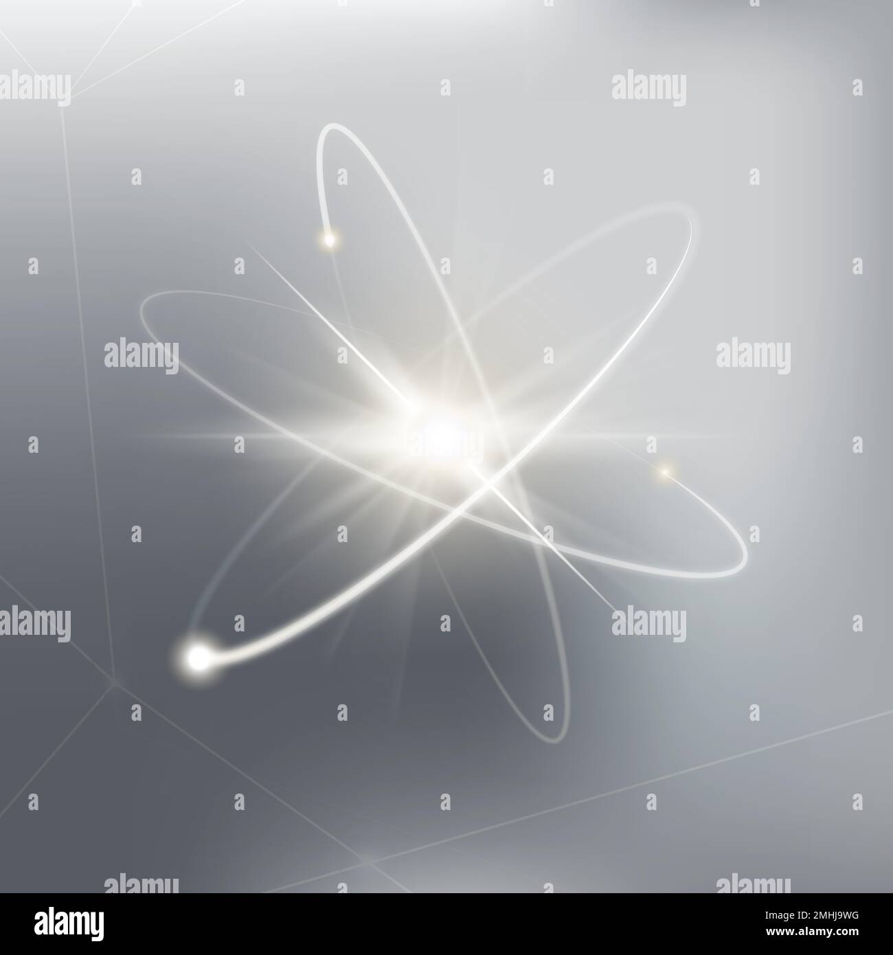 Neon atomic structure hi-res stock photography and images - Alamy