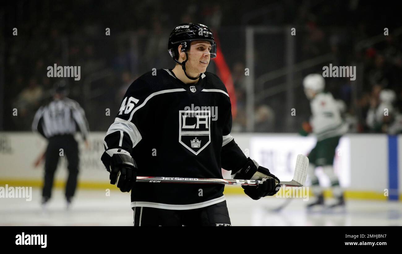 Los Angeles Kings' Blake Lizotte during an NHL hockey game against the ...