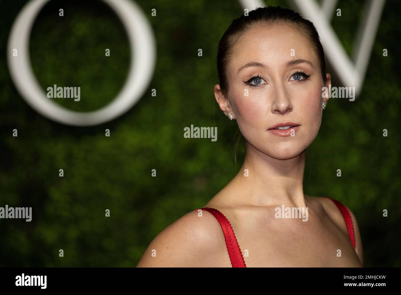Actress Erin Doherty poses for photographers upon arrival at the World ...