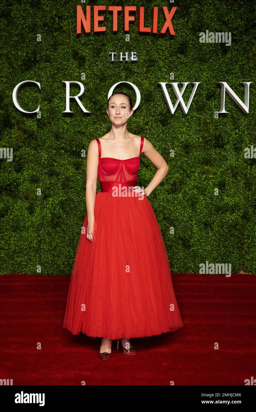 Actress Erin Doherty poses for photographers upon arrival at the World ...