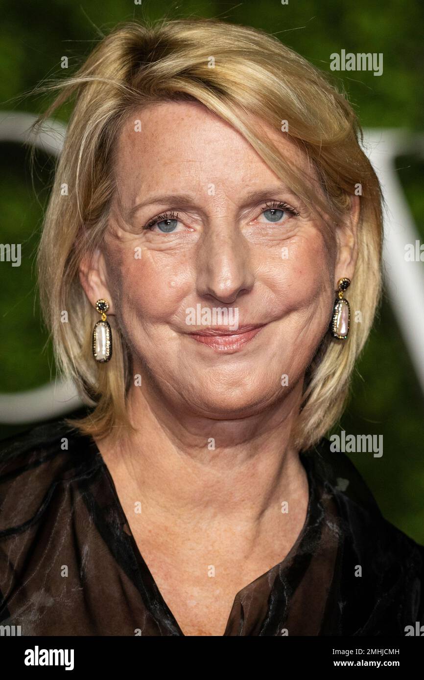 Suzanne Mackie poses for photographers upon arrival at the World ...
