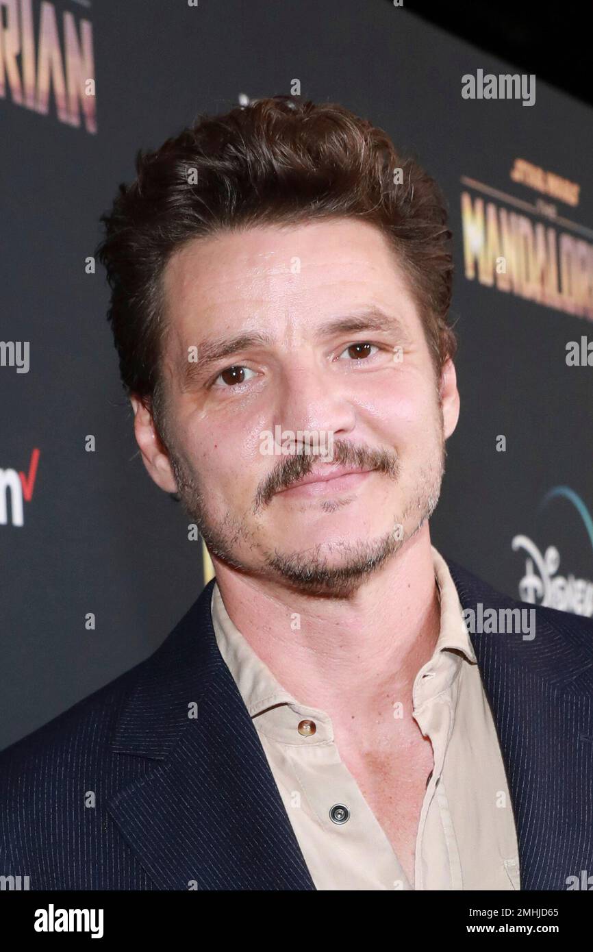 Pedro Pascal attends the LA Premiere of "The Mandalorian" at the El ...