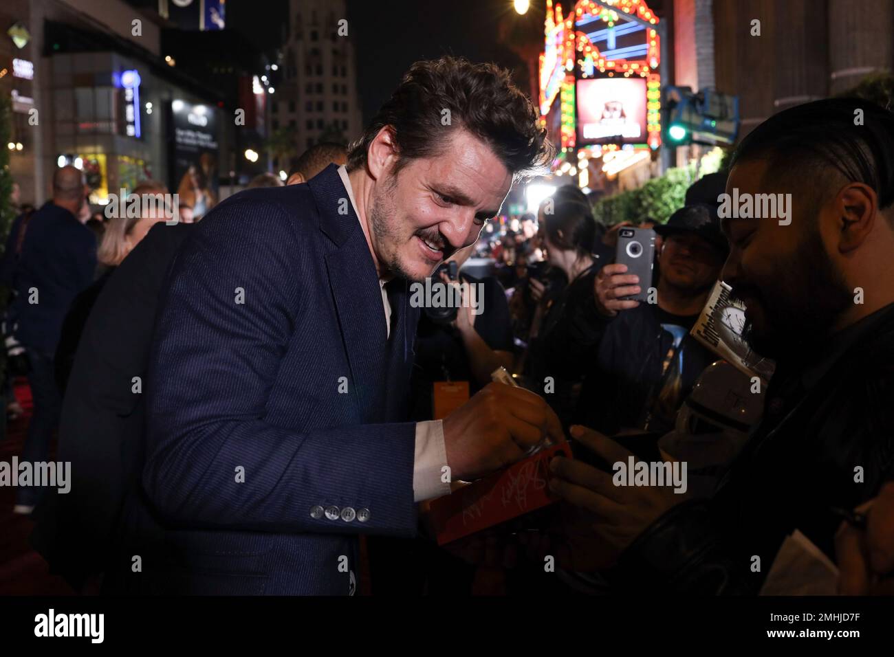 Pedro Pascal attends the LA Premiere of "The Mandalorian" at the El ...