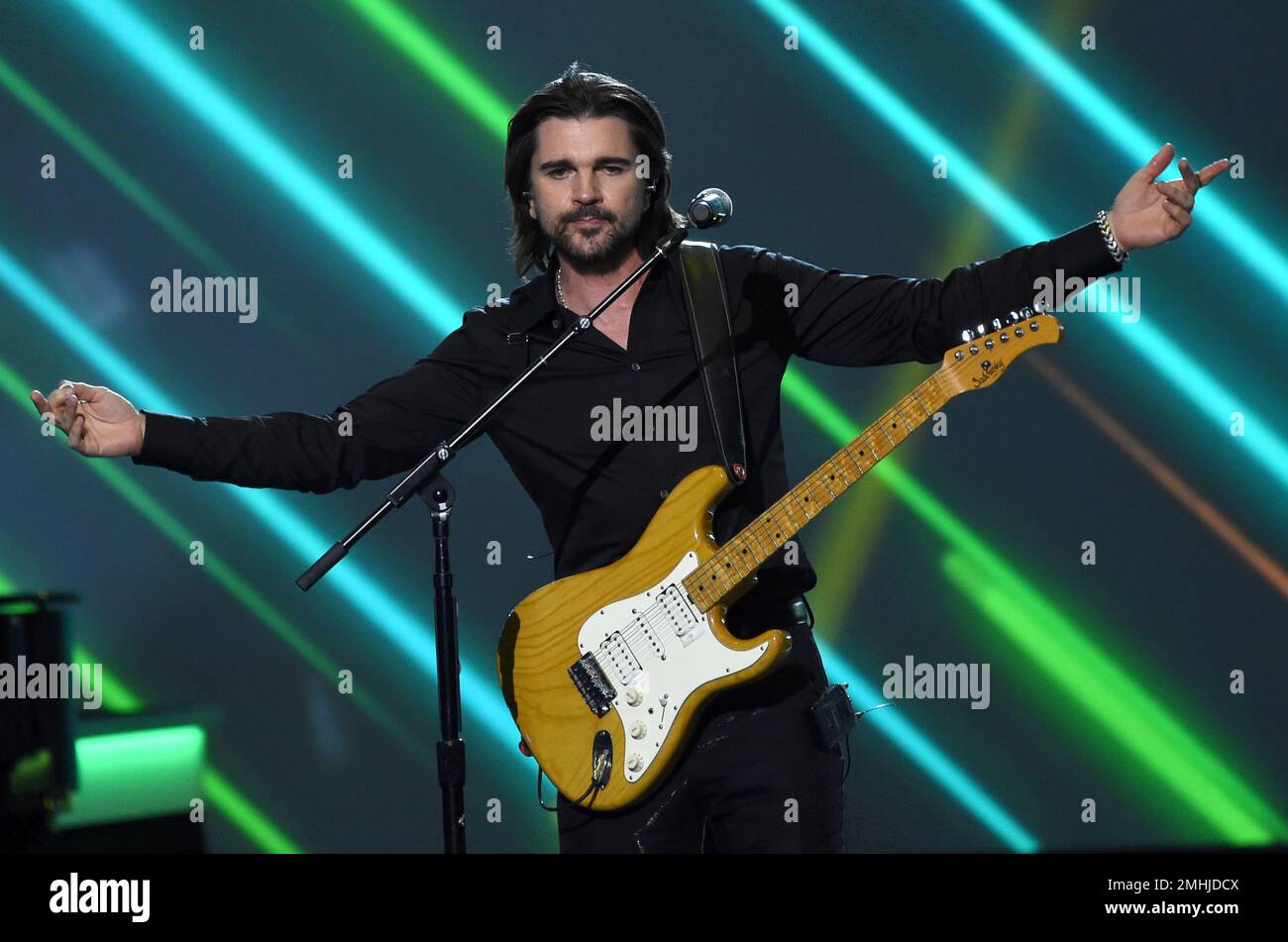 Juanes performs at the Latin Recording Academy Person of the Year gala ...
