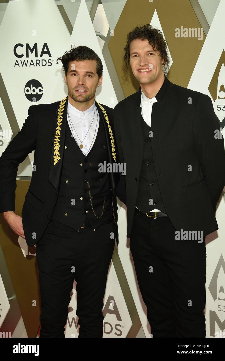 Joel Smallbone, left, and Luke Smallbone of For King & Country arrive ...