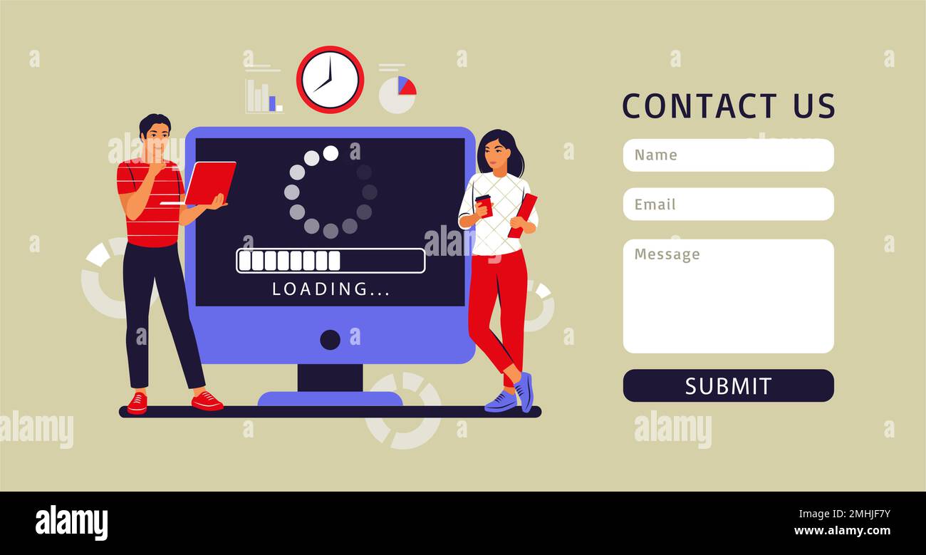 Contact us error icon hi-res stock photography and images - Alamy