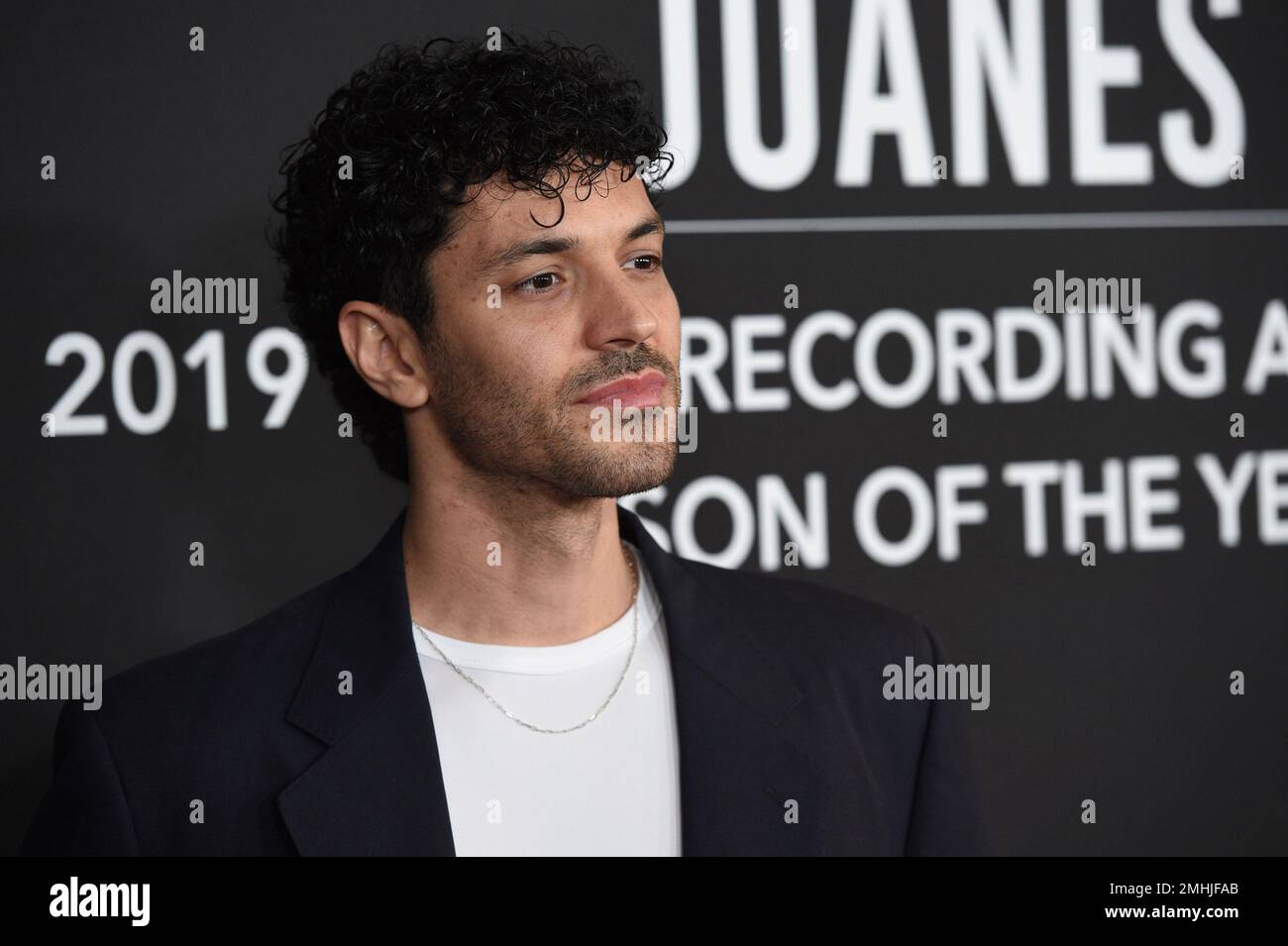 Juan Ingaramo arrives at the Latin Recording Academy Person of the Year ...