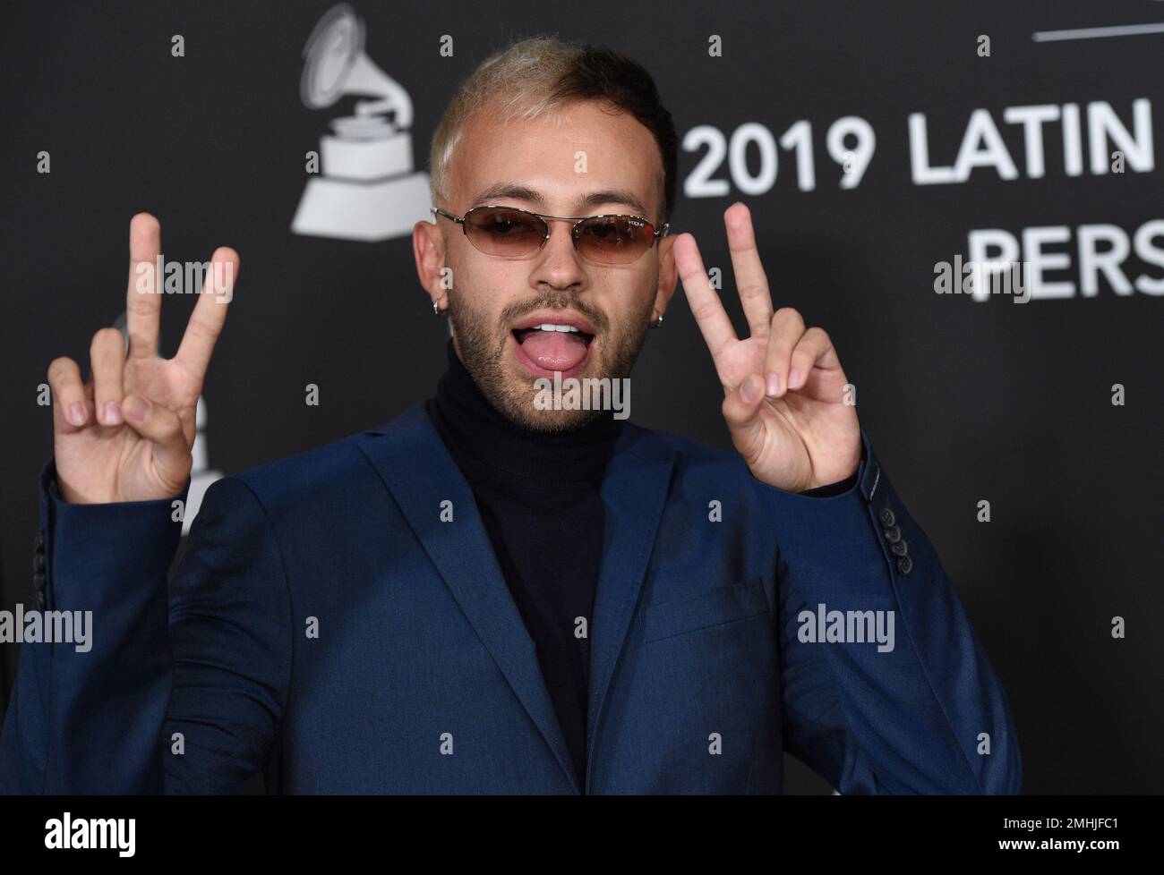 Feid arrives at the Latin Recording Academy Person of the Year gala ...