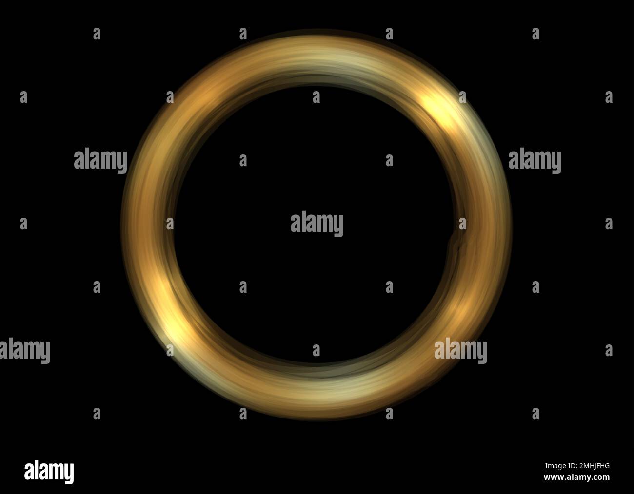 Metallic chrome ring on Stock Vector Images - Alamy