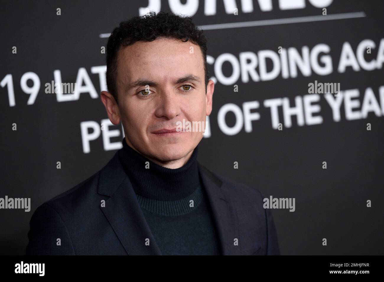 Fonseca arrives at the Latin Recording Academy Person of the Year gala ...