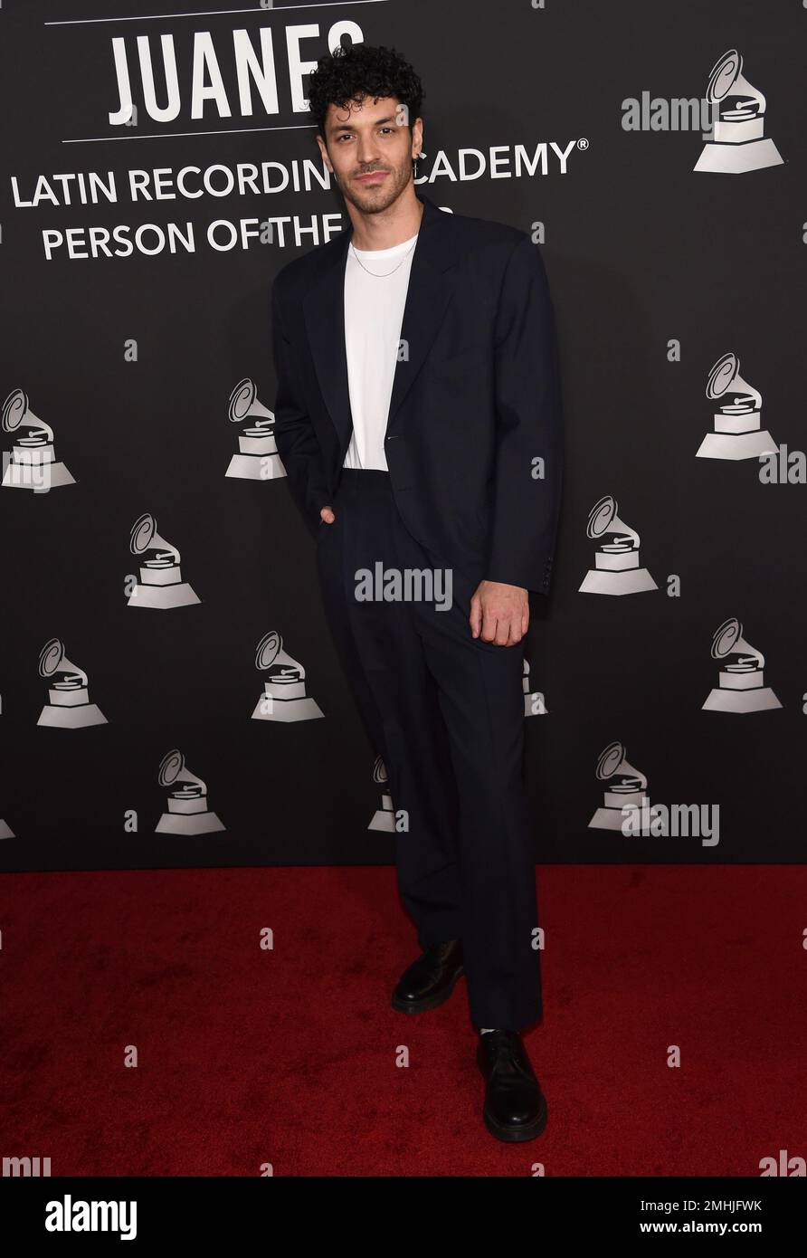 Juan Ingaramo arrives at the Latin Recording Academy Person of the Year ...