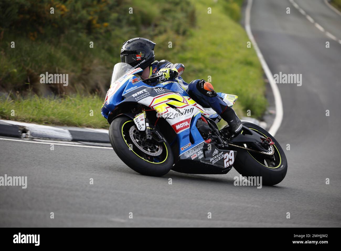 Isle of Man TT 22, Gooseneck, Practice Week Stock Photo - Alamy