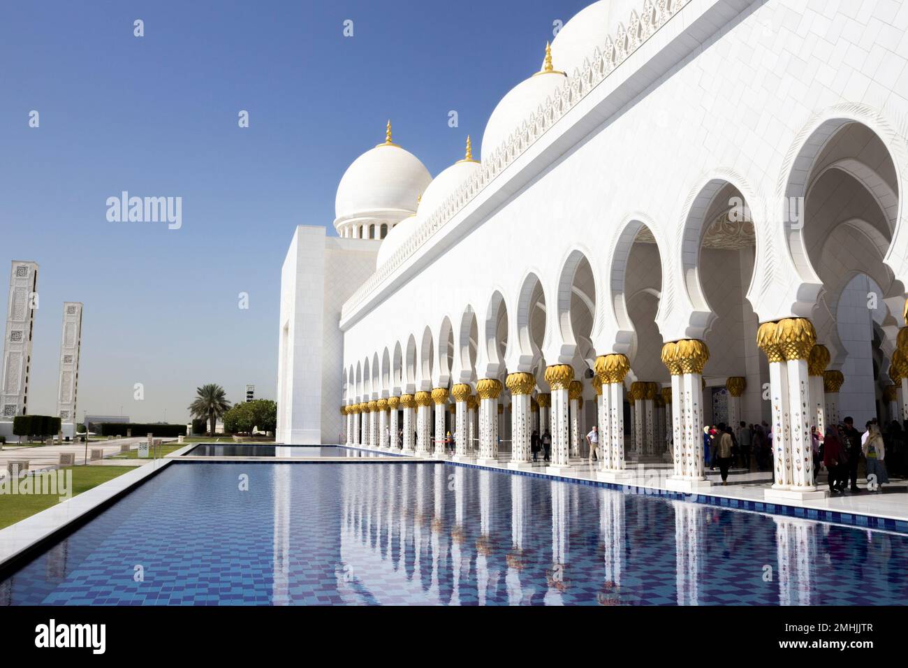 Sheikh Sayed Grand Mosque, Abu Dhabi; February 1st 2017 Stock Photo - Alamy
