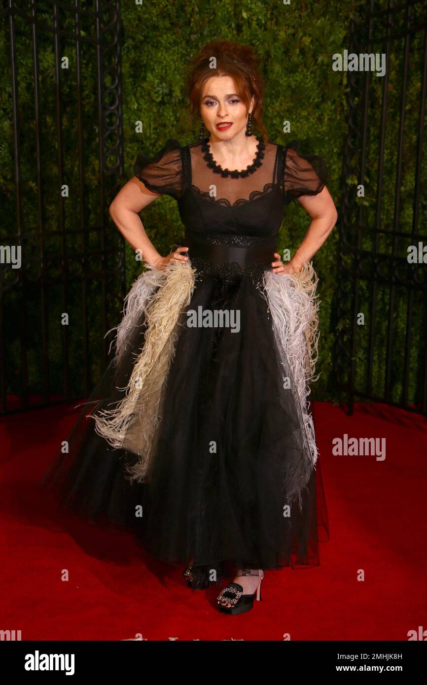 Actress Helena Bonham Carter poses for photographers upon arrival at the World premiere of 'The ...