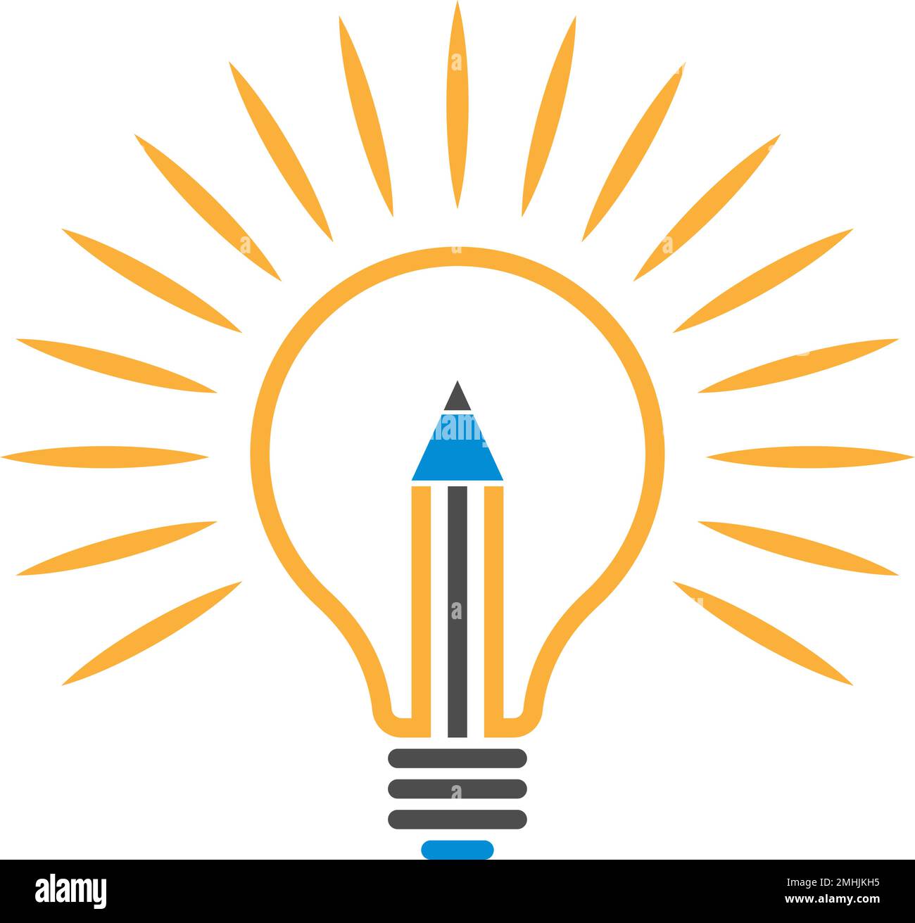 Lamp education icon logo design illustration Stock Vector Image & Art ...