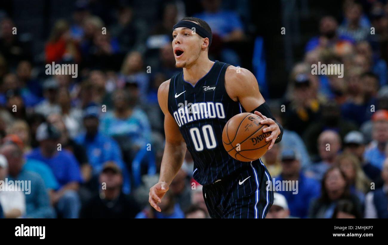 Orlando Magic forward Aaron Gordon (00) during an NBA basketball game ...