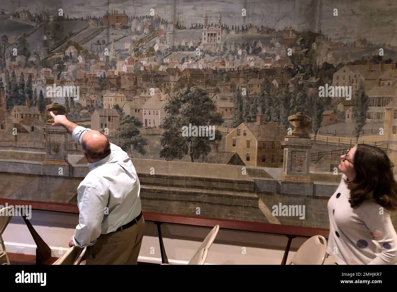 In this Tuesday, Nov. 12, 2019 photo, Rhode Island Historical Society ...