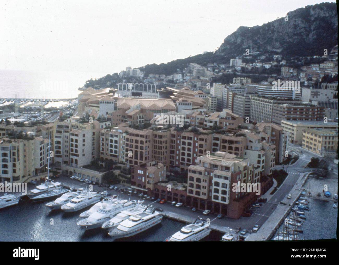 New high-rise buildings, part of the "New City" developments in Monaco ...