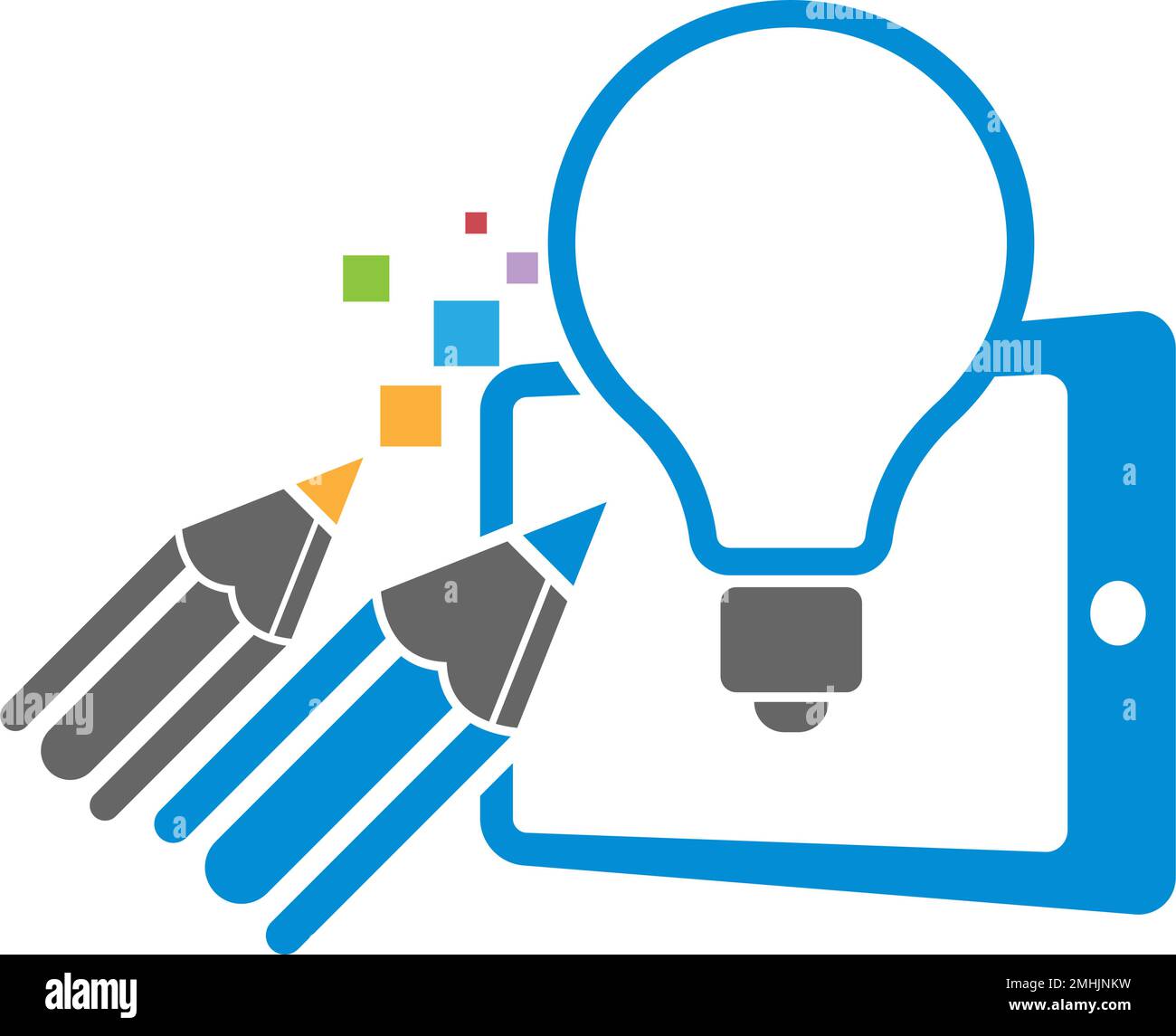 Lamp education icon logo design illustration Stock Vector Image & Art ...